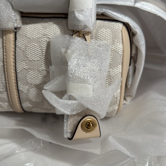 Coach | Bags | Coach Ruby Satchel 8 In Signature Textile Jacquard ...